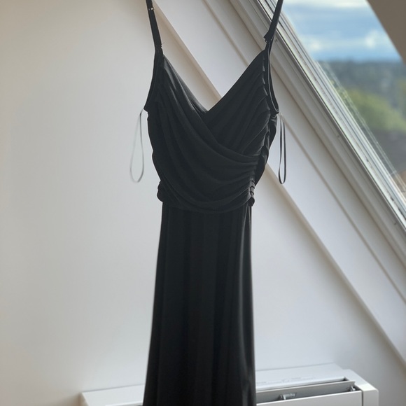 Express | Dresses | Nwt 200s Express Little Black Dress Spaghetti Strap ...